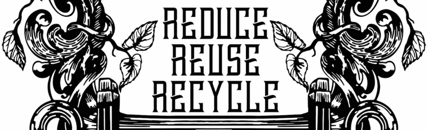 header, reduce reuse recycle - Logjam Presents
